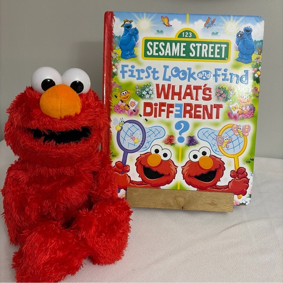 Sesame Street | Toys | Sesame Street Elmo Huge Kiss Bilingualplush And ...